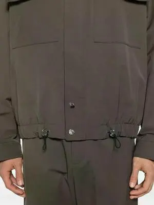 Nanushka Drawstring Twill Shirt Jacket