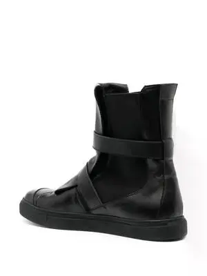 NICOLAS ANDREAS TARALIS Touch-strap High-top Leather Sneakers