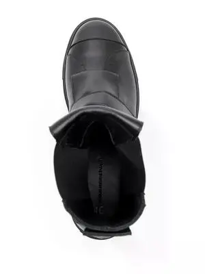NICOLAS ANDREAS TARALIS Touch-strap High-top Leather Sneakers