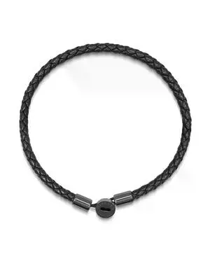 NIALAYA JEWELRY Braided Cord Bracelet - Black
