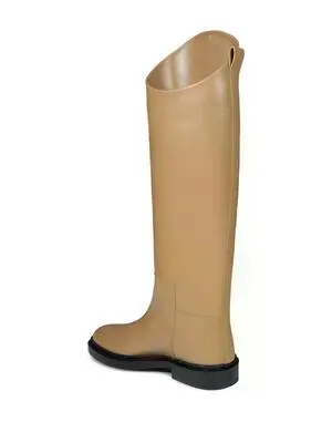 JIL SANDER Leather Boots - Brown