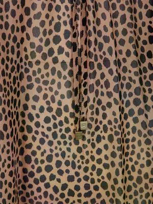 Michael Kors Leopard Print Blouse