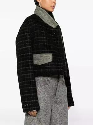 Etro Checked Cropped Jacket