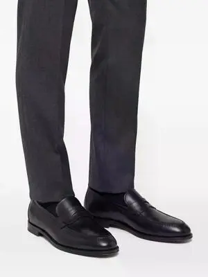 SCAROSSO Stefano Leather Loafers - Black
