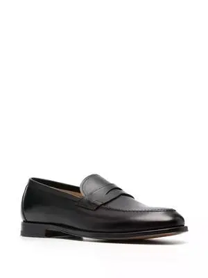 SCAROSSO Stefano Leather Loafers - Black