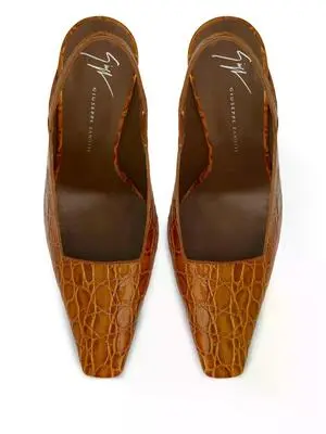 GIUSEPPE ZANOTTI 90mm Brendha Sabot Pumps