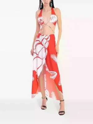 AMIR SLAMA X Jade Picon Cut-out Beach Dress