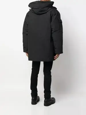 Canada Goose Logo-patch Hooded Down Jacket