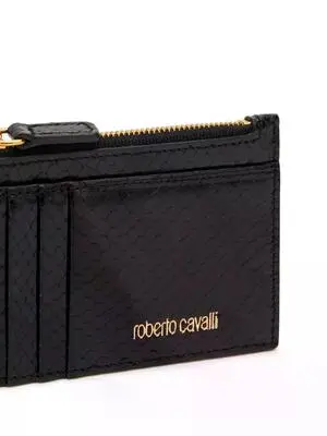 Roberto Cavalli Leather Card Holder