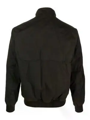 BARACUTA Waxed-cotton Jacket - Green