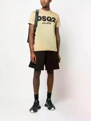 Dsquared2 Knee-length Cotton Track Shorts