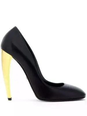 Roberto Cavalli Fang Leather Pumps