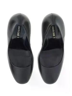 Roberto Cavalli Fang Leather Pumps