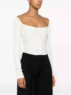 MUGLER Boning-detail Sweater
