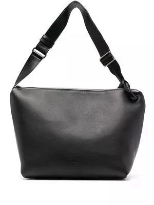 JW Anderson Small Corner Leather Shoulder Bag - Black