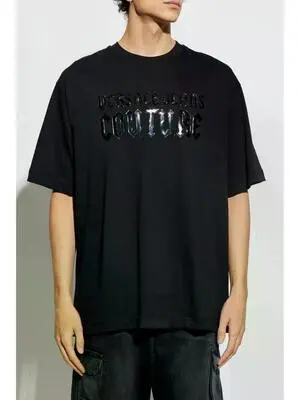 Versace Logo-patch T-shirt