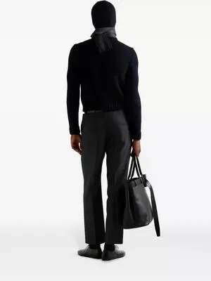 Prada Hooded Wool Jumper