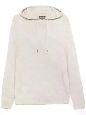 Eric Bompard Knitted Hoodie - Neutrals