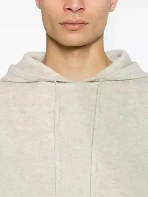 Eric Bompard Knitted Hoodie - Neutrals