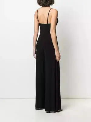 Norma Kamali Plunging V-neck Jumpsuit