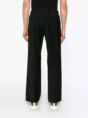 Sandro Wide-leg Wool Blend Trousers