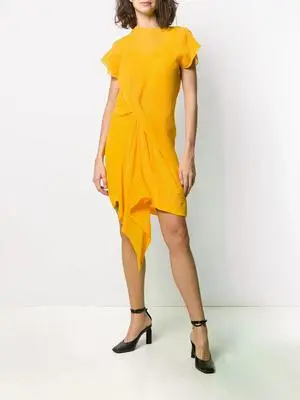 Nina Ricci Draped Front Shift Dress