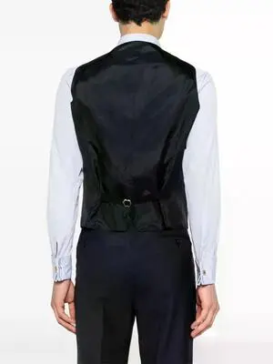Tagliatore Paneled Virgin Wool Waistcoat