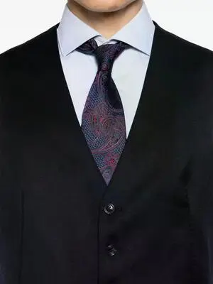Tagliatore Paneled Virgin Wool Waistcoat