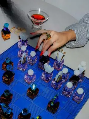 REFLECTIONS COPENHAGEN Crystal Chess Set