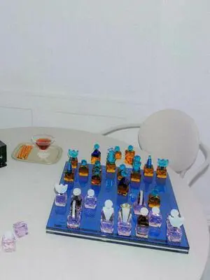 REFLECTIONS COPENHAGEN Crystal Chess Set