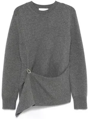 JIL SANDER Draped Panel Sweater