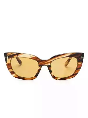 TOM FORD Athena Cat-eye Sunglasses - Brown