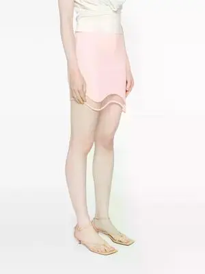 NENSI DOJAKA Heartbeat Mini Skirt - Pink