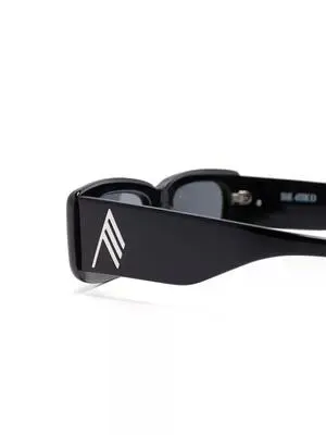 Attico X Linda Farrow Mini Marfa Sunglasses - Black