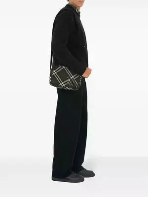 Burberry Checked Messenger Bag