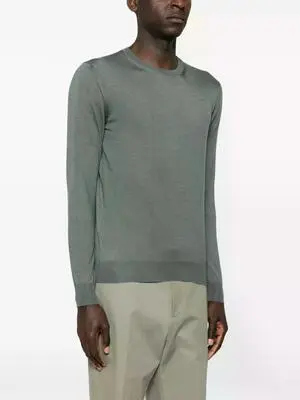 Fedeli Fine-knit Sweater - Grey