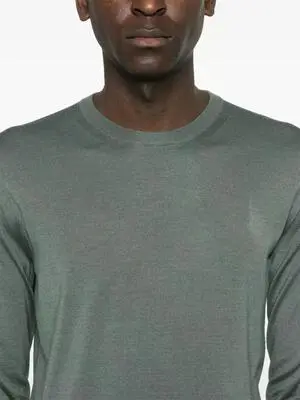 Fedeli Fine-knit Sweater - Grey