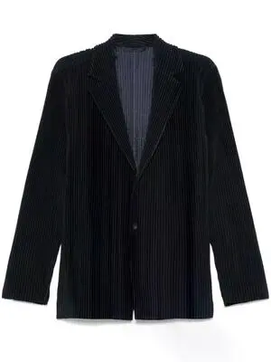 Issey Miyake Plissé Blazer - Blue
