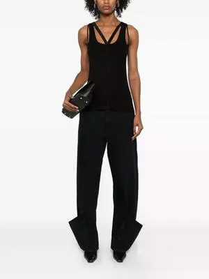 Helmut Lang Strap Racer Tank Top