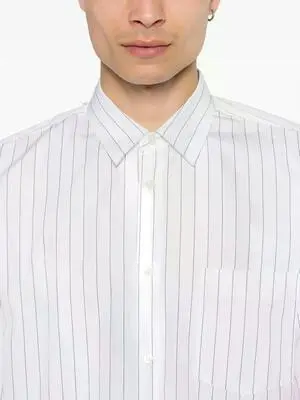 Comme Des Garçons Striped Cotton Shirt