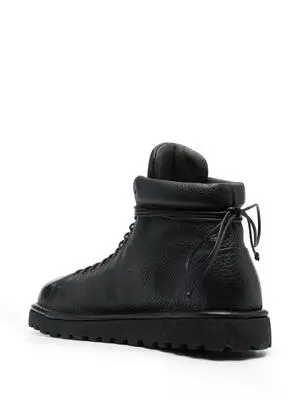 Marsèll Pallottola Pebbled-leather Boots - Black