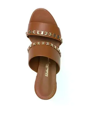FERRAGAMO Vara Chain Sandals