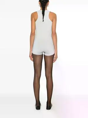 IOANA CIOLACU Metallic-thread Bodysuit - Grey