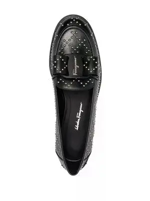FERRAGAMO Viva Studded Loafers