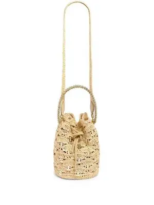 Tie Detailed Bucket Bags
