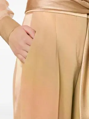 Alberta Ferretti Pressed-crease Straight Trousers