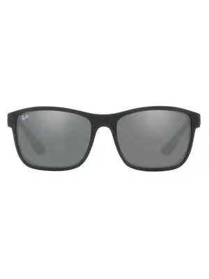 Ray-ban Chromance Wayfarer Frame Sunglasses - Black