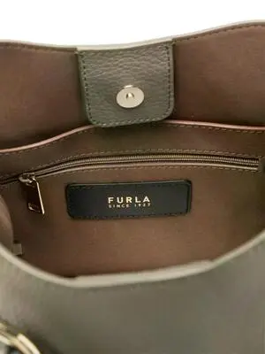 Furla Mini Nuvola Leather Bucket Bag