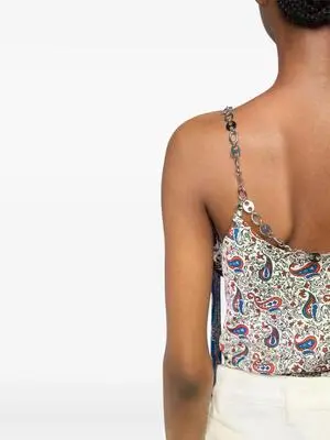 Rabanne Paisley-print Top