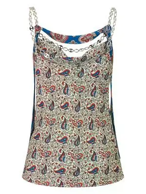 Rabanne Paisley-print Top